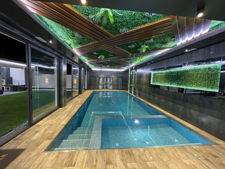 ДАЧА С ЗИМНИМ БАССЕЙНОМ  dacha Hi_tech дача аренда по  суточно чарваке
