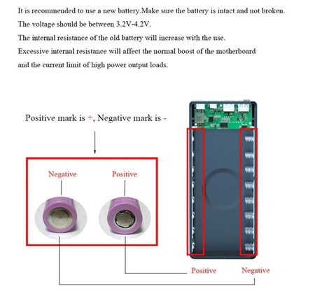 Box - Power bank - под аккум-ы - Li-Ion (18650 или аналог. по размеру)