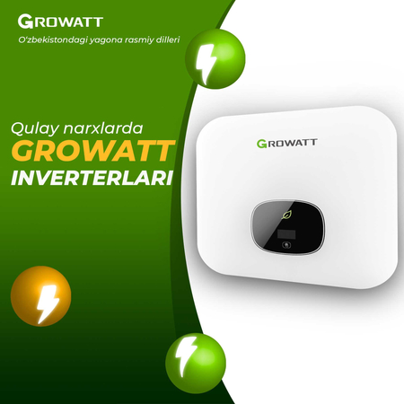 Quyosh panel | Solar panel | Inverter | Growatt | Солнечные панел
