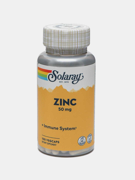 Цинк 50мг+Иммунная Система №100/Sink 50mg+Imunn Tizimi №100 Solaray