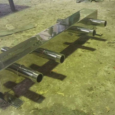 Аргонная сварка нержавеющего металла.