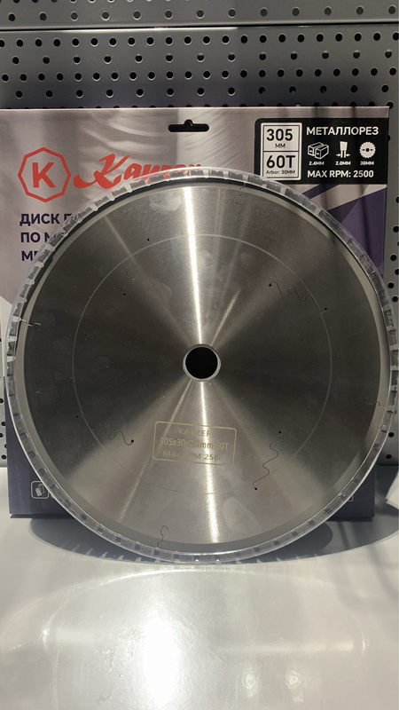 Пильный диск по металлу Ø305x30x60T KAYZER