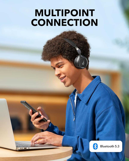 Беспроводные наушники Anker Soundcore H30i, черный