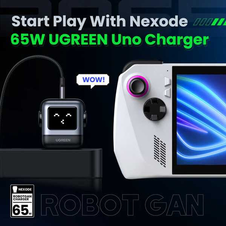 Зарядное устройство UGREEN Uno 65 Вт (черное)