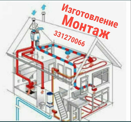 Вентиляция изготовление и монтаж   Vinteliyatsiya ishlarini qilamiz