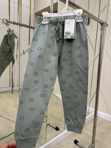 Комплект джоггеров H&M Англия 3-4г штанишки хлопок тонкие в садик