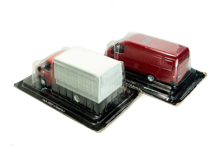 Две редкие Газели ГАЗ-2705 (фургон)&ГАЗ-3302 (грузовик), масштаб 1:43.