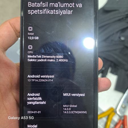 Redmi not 13 R pro 12/256 yangi