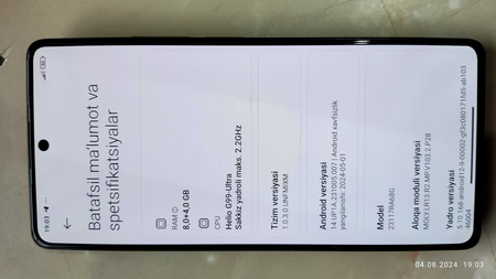 Redmi Note 13 pro  8/256
