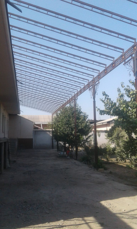 Naves ferma yasaymiz profnastil yopamiz