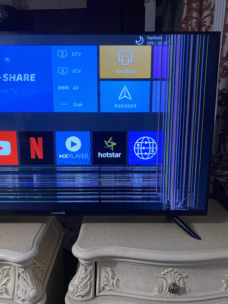45 smart Televizor ekran singan yonadi zapchastga
