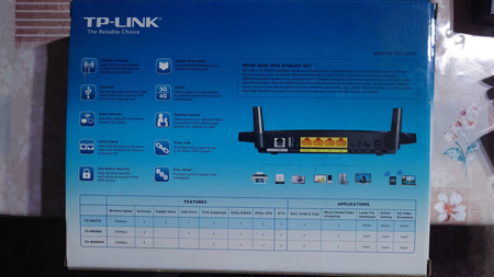 Роутер TP-LINK,300Mbps ADSL2+Modem Router, model TD-W8970