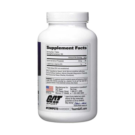 Gat L-Arginine 180 tab