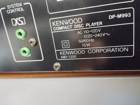 CD player KENWOOD DP-M993