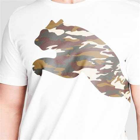 Футболка Puma Big Cat T-shirt, размер L, камуфляжное лого