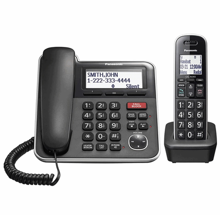 Радиотелефон Panasonic Dect 6.0  с автоответчиком 
два в одном