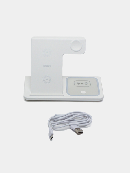 Беспроводная зарядка XO-WV023 - 3 в 1 для iPhone, Watch, Airpods