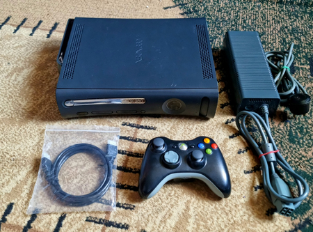 Xbox 360 fribut qilingan.