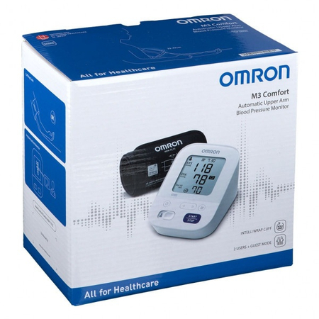 Тонометр Omron M3 Comfort с блоком питания,