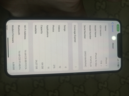 IPhone xs max ochilmagan