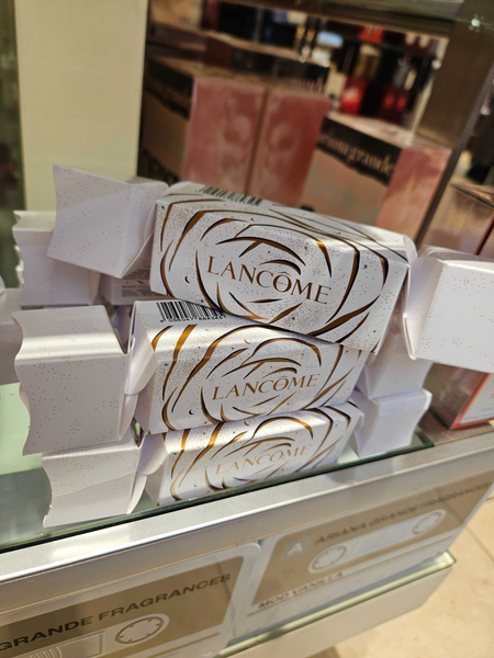 маленький подарочный набор Lancôme 2мл тушь 15мл очищающее средство
