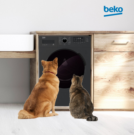(7кг) Beko Стиральная машина модернизированного типа Inverter + Steam