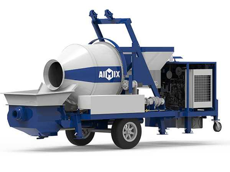 Бетономешалка  с насосом ABJZ40C дизельный