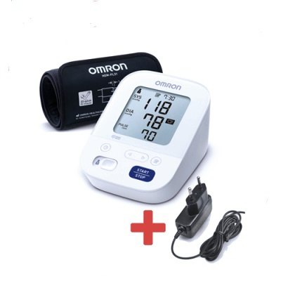 Тонометр Omron M3 Comfort с блоком питания,