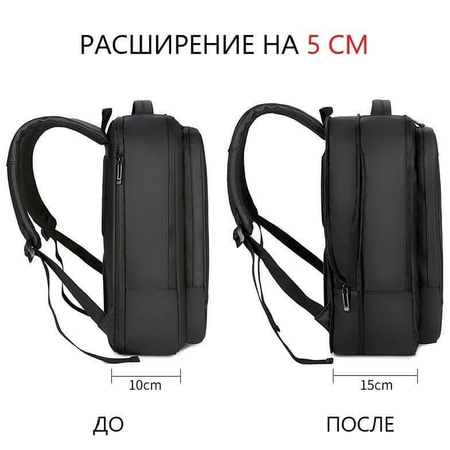 Городской смарт-рюкзак Meinaili 1905 с функцией расширения. No:431