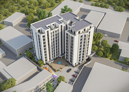 Продается 2-комнатная 79м² , ЖК  Эко Смарт, ул.Сайрам, Буз базар