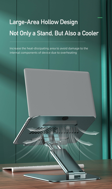 Awei X25 Laptop Macbook Stand Aluminum складная подставка для ноутбука
