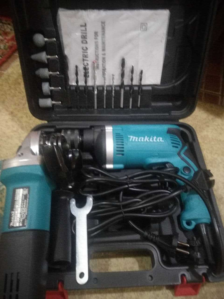 Набор инструментов Makita(Ударная электро дрель/Болгарка)