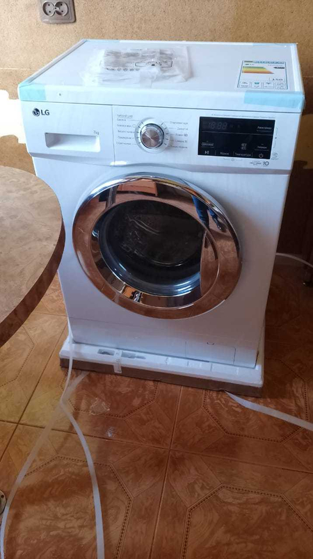 LG new (7кг) Стиральная машина Inverter Direct Drive Premium  Доставка