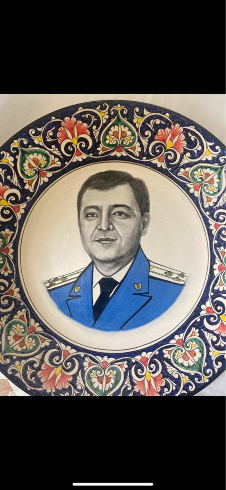 Риштанская керамика по стилю для подарок!