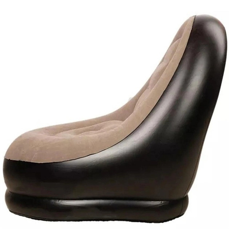 Доставка бесплатная Надувной диван с пуфом Air Sofa - 99х130х76см