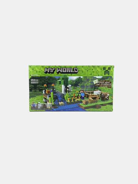 Лего Майнкрафт My World, герои криппер Lego Minecraft My World kripper