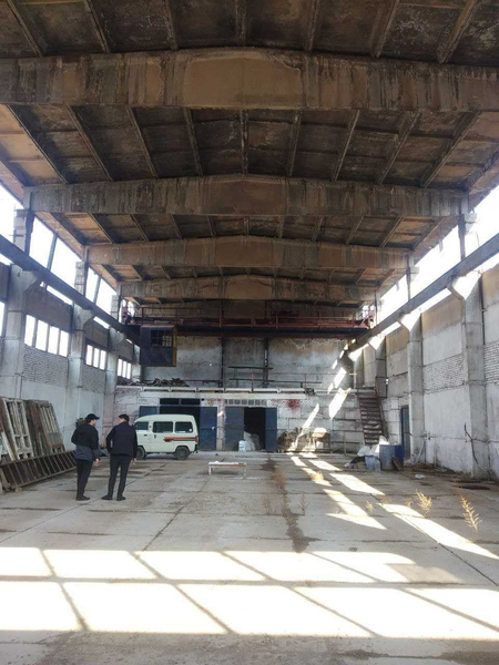 Продаётся цех в г. Чирчике