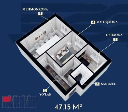 Продаётся квартира корасу геофизика