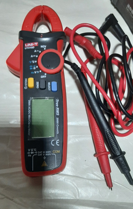 Тестер, uni-t UT210D,  токовые клещи
