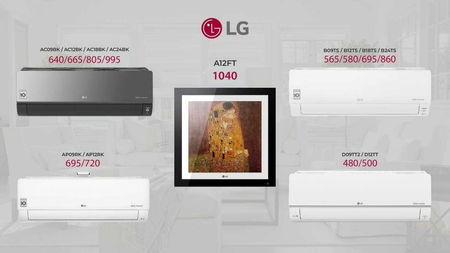 Кондиционеры LG 09/12/18/24  все размеры в наличии по оптовой цене