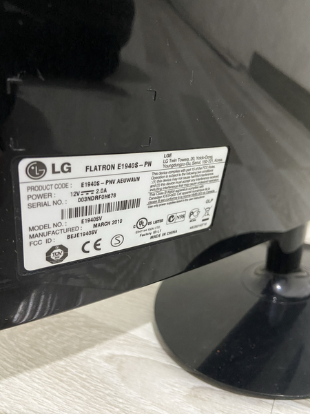 LG flatron monitor 20 full ideal