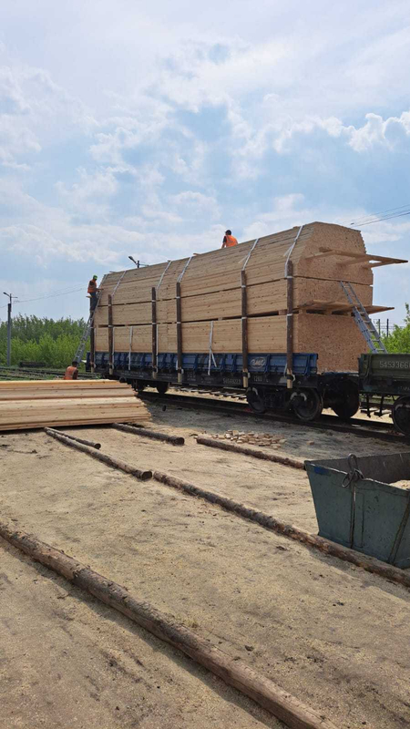 Доска обрезная от производителя. Дисковый распил