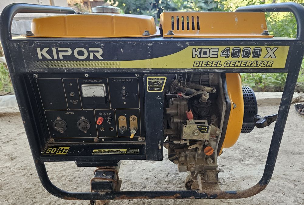 Kipor dvijok, generator 3,5kBt