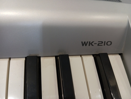 WK-210 BRAND CASIO Made in JAPAN Elektro Piano Yangidek!