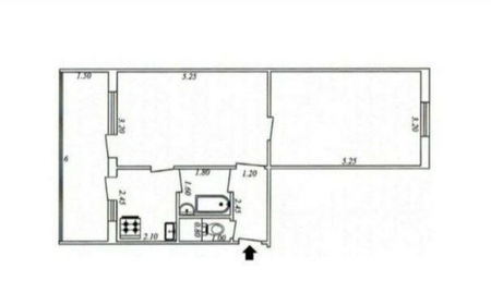ТТЗ-1 продается 2х ком квартира. N347