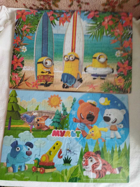 Детские игрушки, пазлы