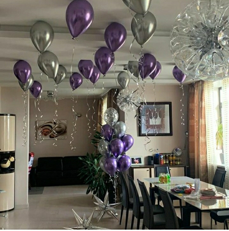 Vazdushniy sharlar, geliviy gazoviy xar xil assortiment