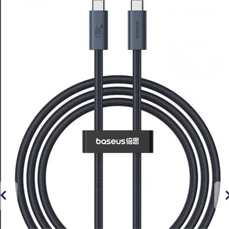 Кабель Baseus Explorer USB Type A - USB Type C 1 м Black