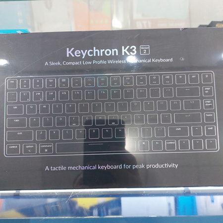 СКИДКА! RU/ENG! RGB/Hot-Swap Keychron K3 V2 Оптическая Клавиатура