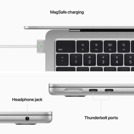 MacBook Air M2 13.6-inch 8/512GB Silver (MLY03)
